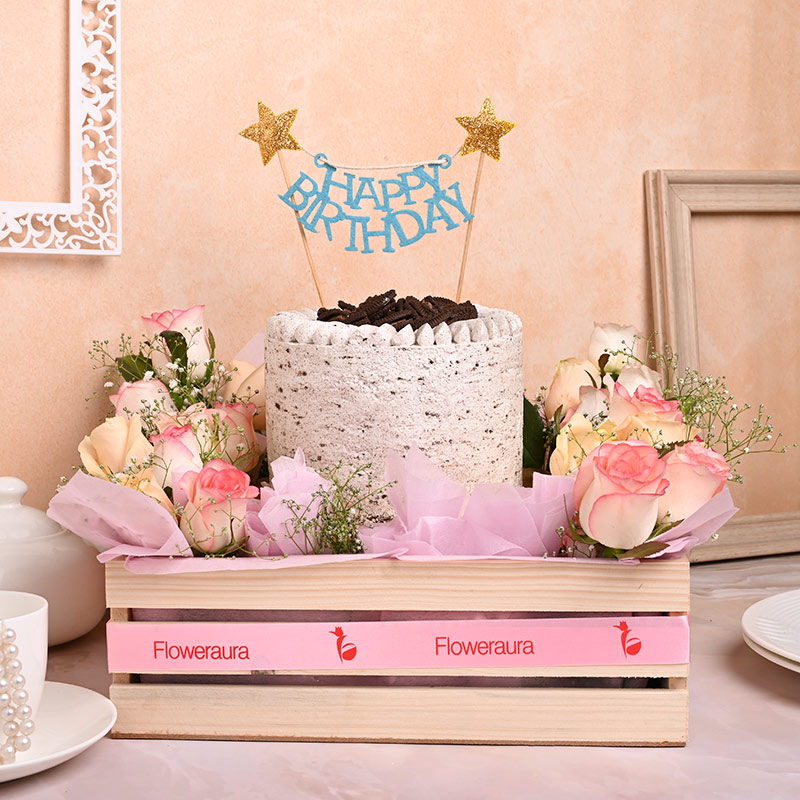 Birthday Special Combo - Cake and Flowers Delivery Lahore - Same Day ...