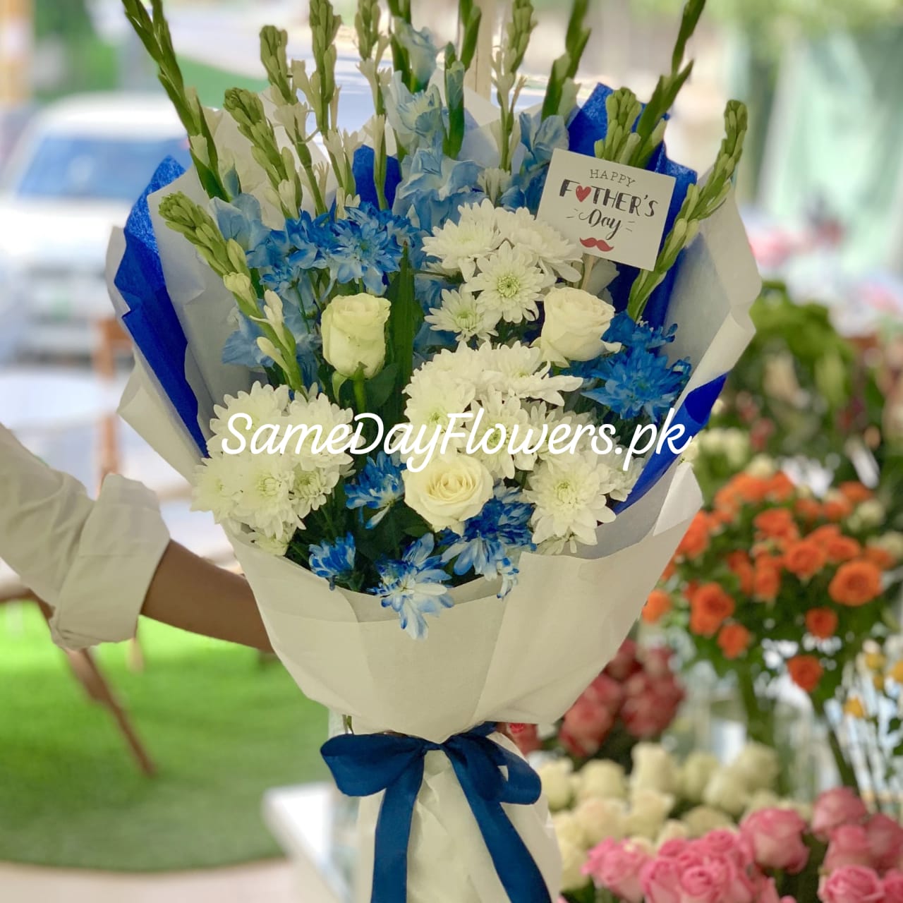 Premium Dad's Birthday Flower - Send Flowers Karachi - Same Day Flowers