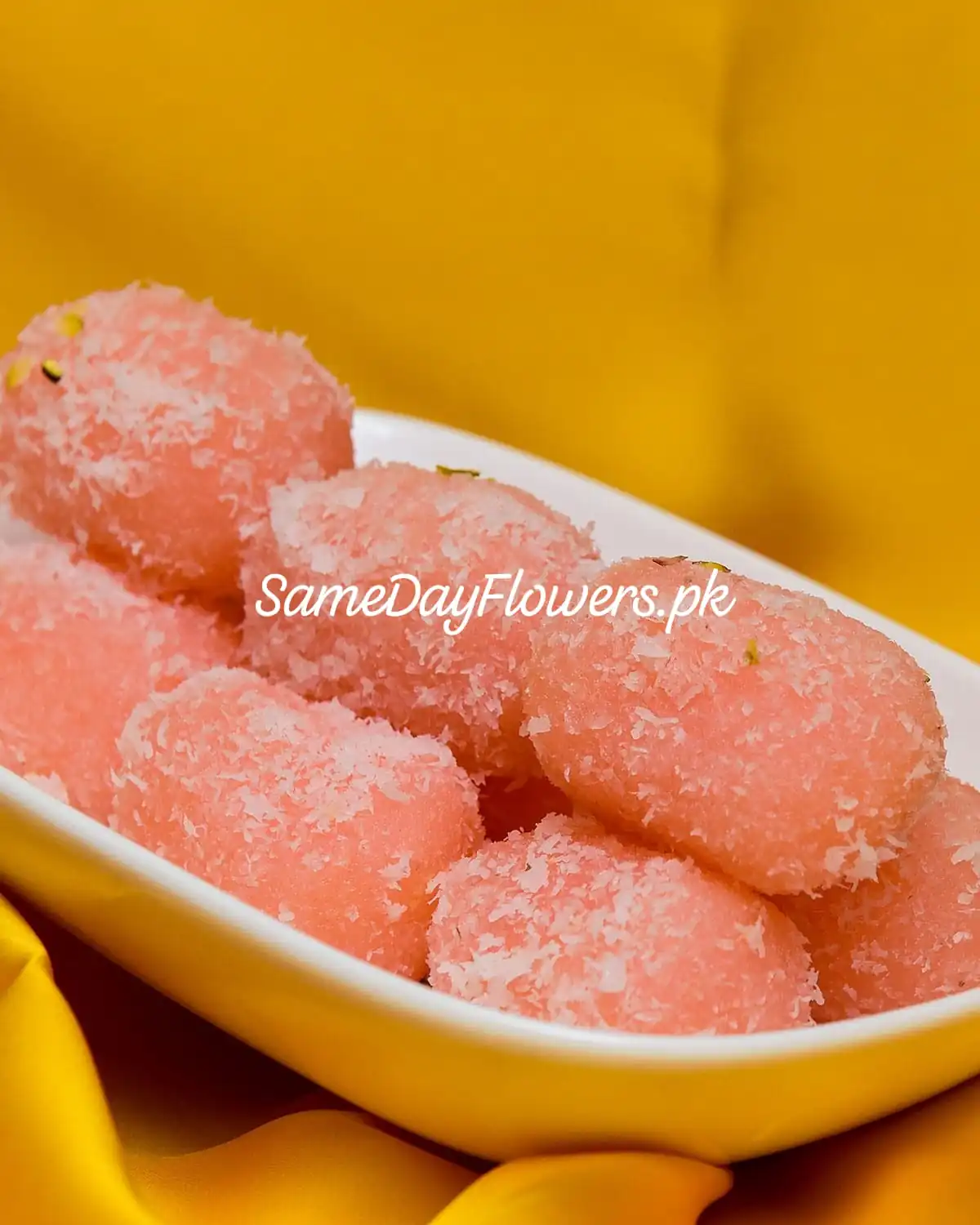 Coconut Chum Chum - Send Sweets to Lahore from USA - Same Day Flowers