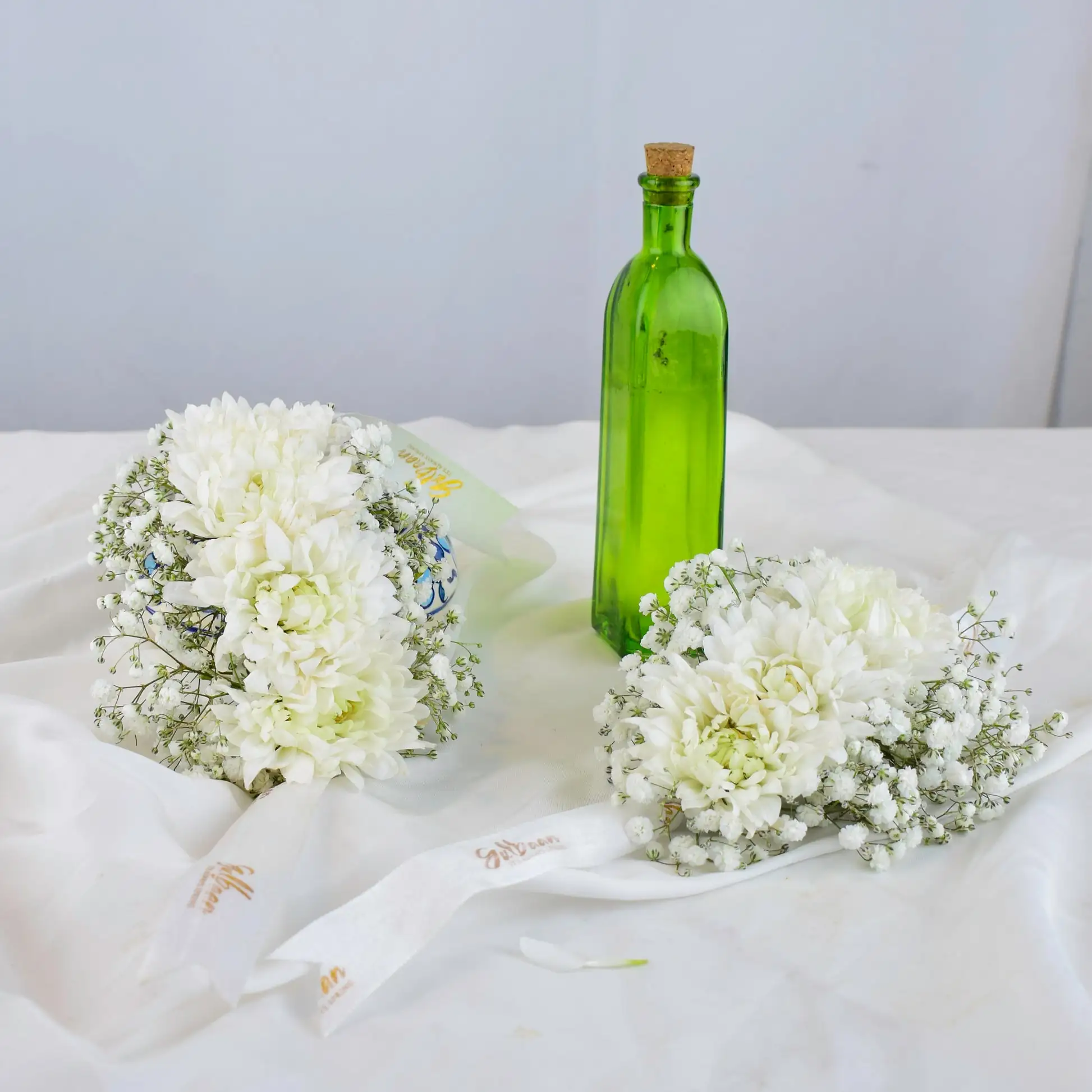 Premium White Gajra Pair - Flowers Jewellery Rawalpindi - Same Day Flowers