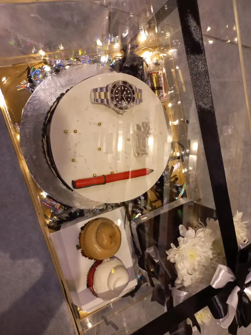 Top Acrylic Box Decor - Same Day Flowers